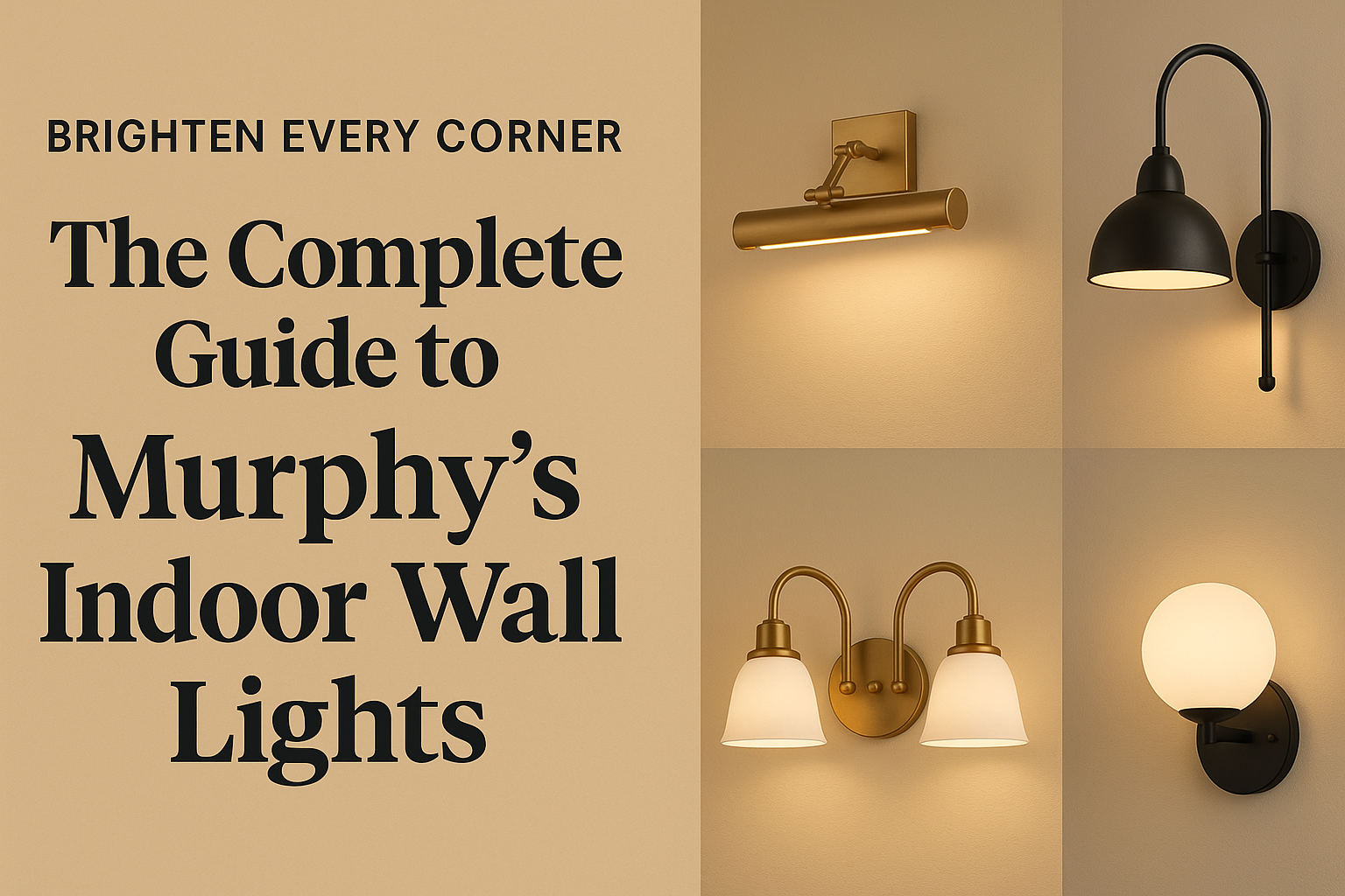Brighten Every Corner: The Complete Guide to Murphy’s Indoor Wall Ligh