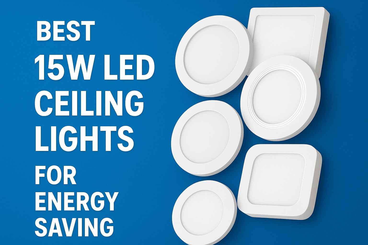 Best 15W LED Ceiling Lights for Energy Saving