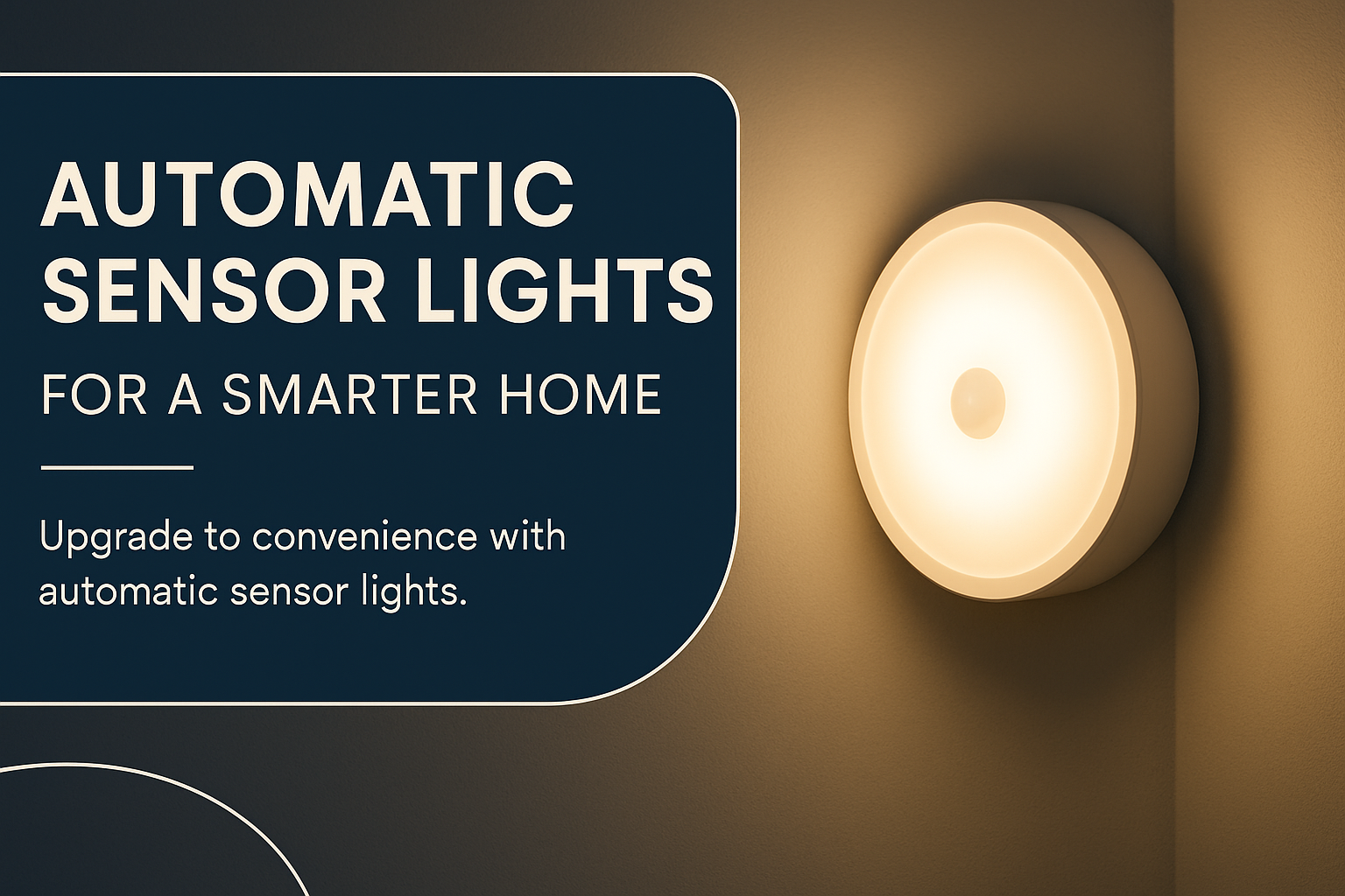 Automatic Sensor Lights for a Smarter Home – Murphy Lightings