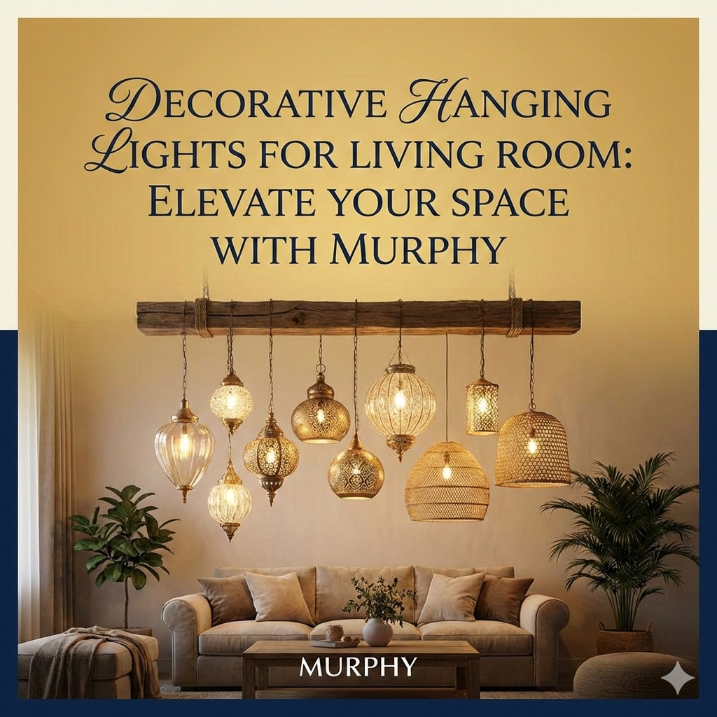 Decorative Hanging Lights for Living Room | Stylish Murphy Designs ...