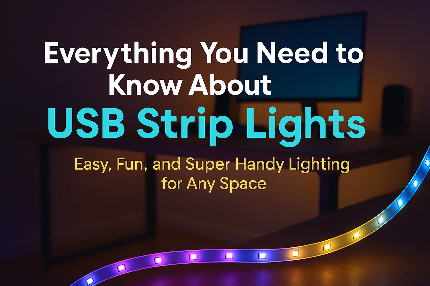 Everything You Need to Know About USB Strip Lights – Murphy Lightings