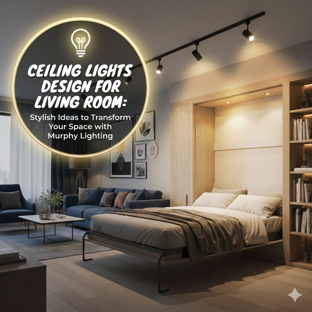 Ceiling Lights Design for Living Room | Stylish Murphy Lighting Ideas ...