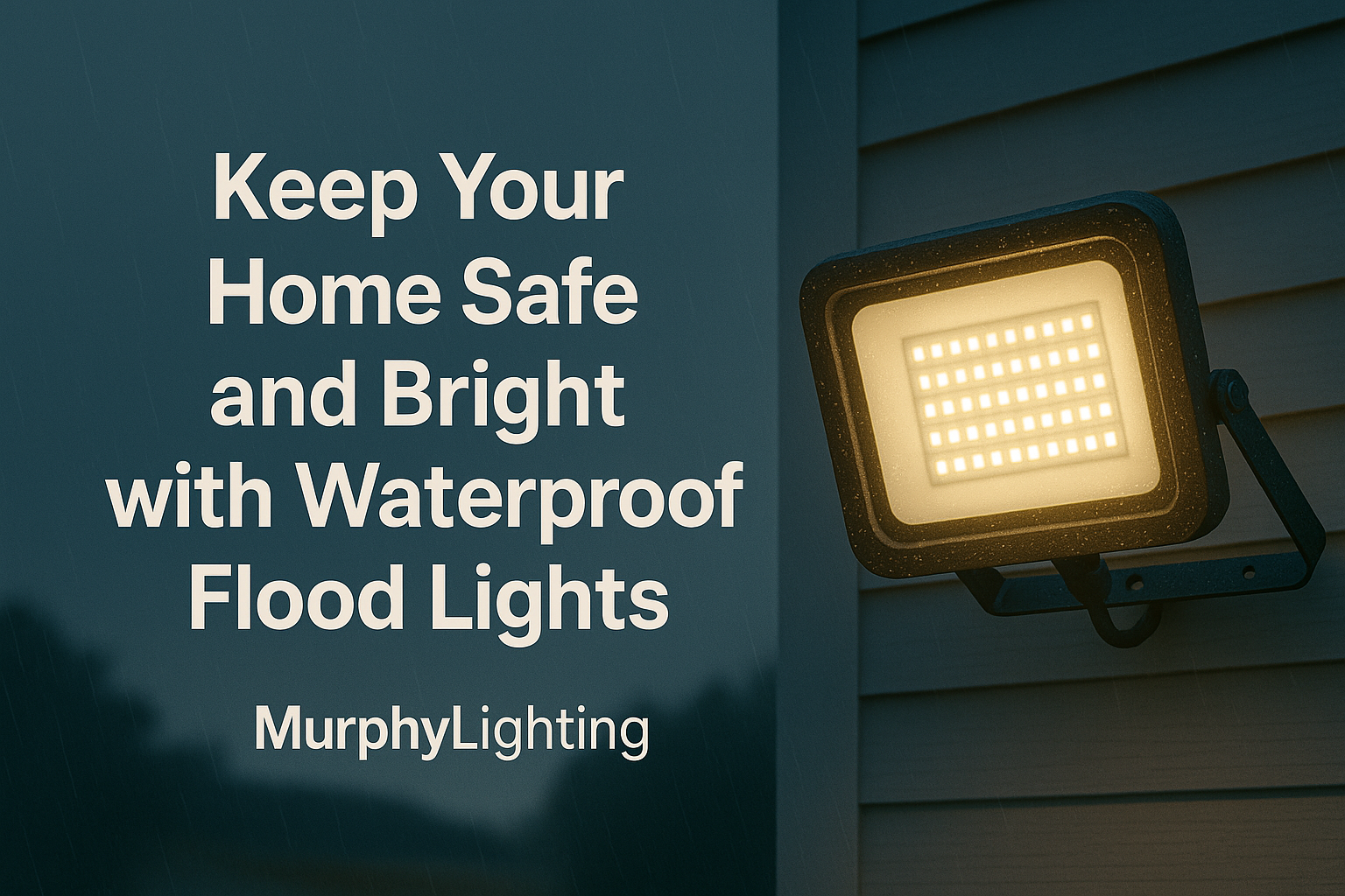 Keep Your Home Safe and Bright with Waterproof Flood Lights from Murph ...
