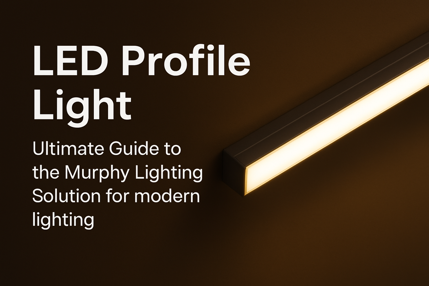LED Profile Light: Ultimate Guide to the Murphy Lighting Solution ...