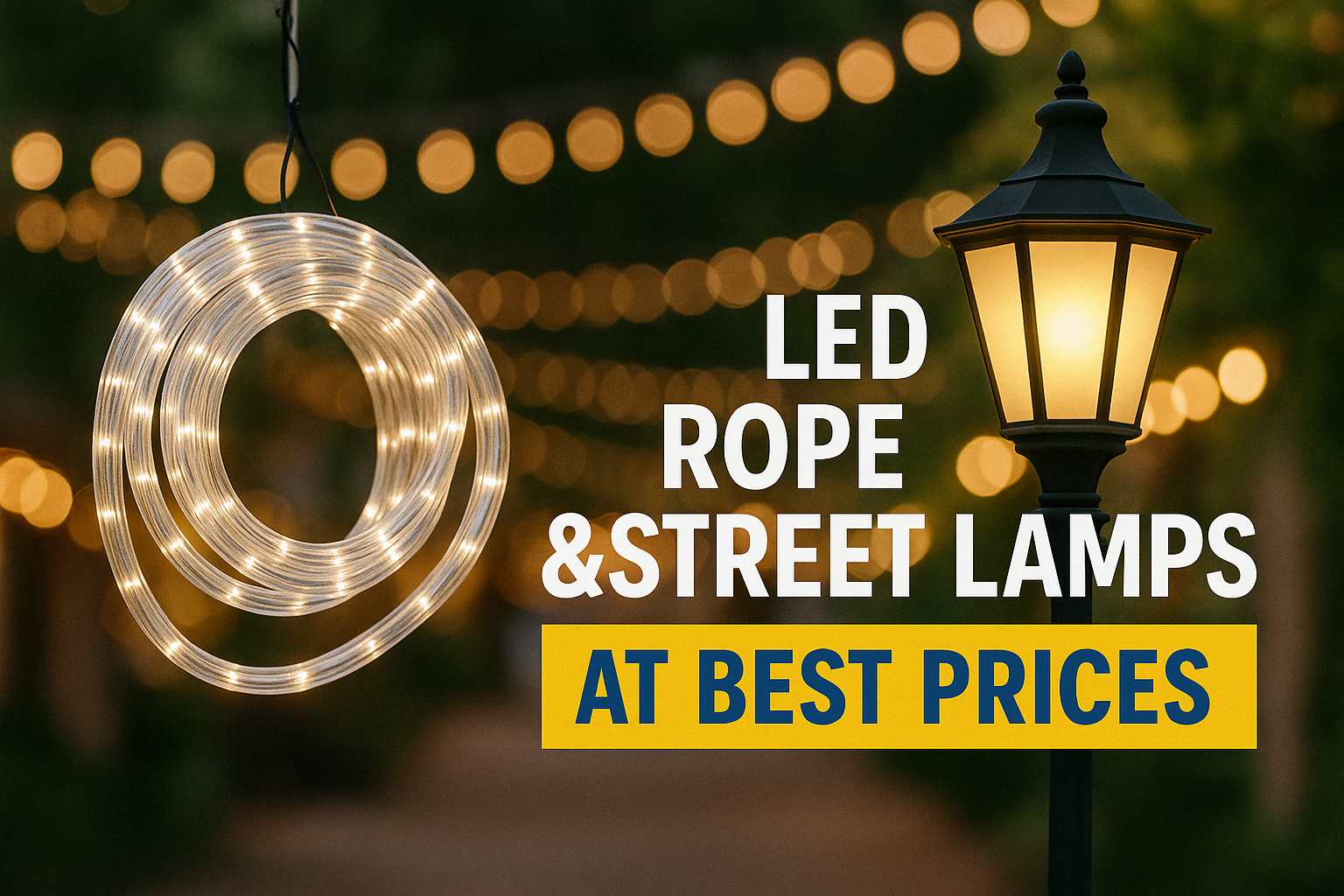 LED Rope Lights & Street Lamps at Best Prices – Murphy Lightings
