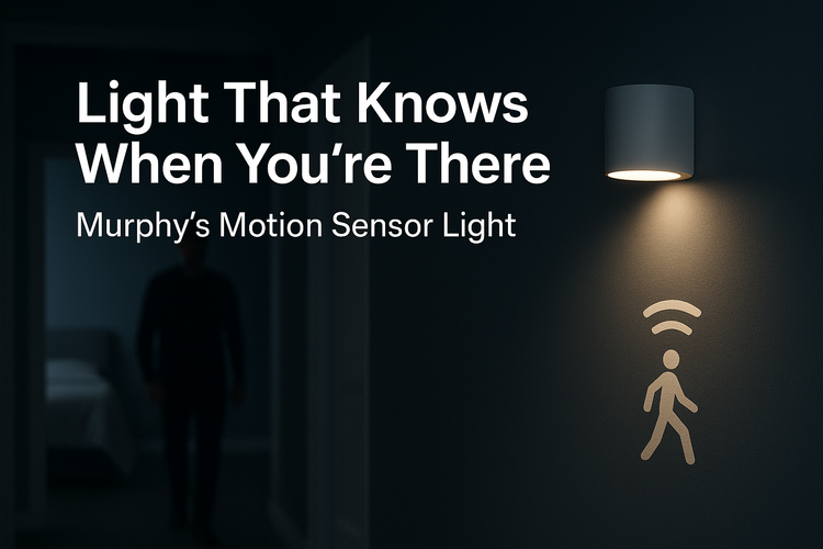 Light That Knows When You’re There – Murphy’s Motion Sensor Light ...