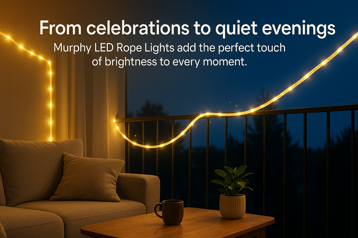 Light Up Every Moment with Murphy LED Rope Lights – Murphy Lightings