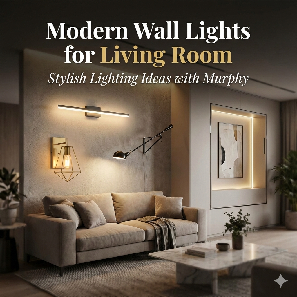 Modern Wall Lights for Living Rooms | Stylish Lighting by Murphy ...