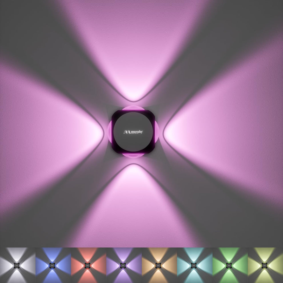 Murphy 6W LED Outdoor Wall Light | 4-Way Omni Beam – Murphy Lightings