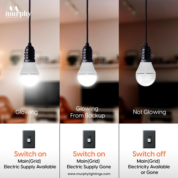 Murphy LED 9W Inverter Bulb | High-Performance Lighting – Murphy Lightings